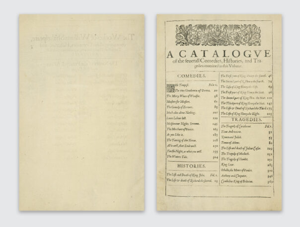 Shakespeare’s 'First Folio' is back, and you can own it for $135