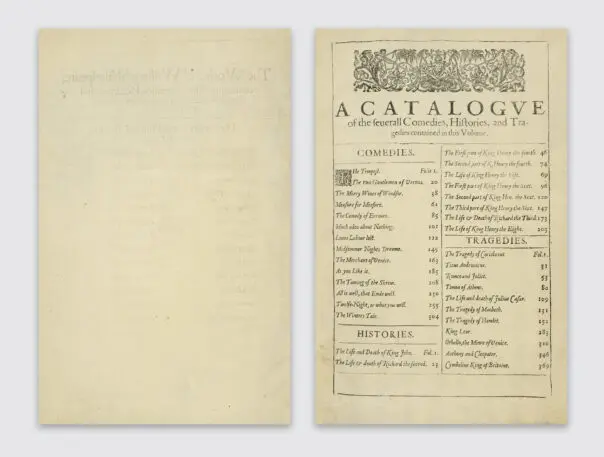 Shakespeare’s 'First Folio' is back, and you can own it for $135