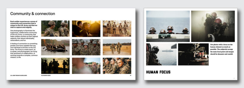 See the Army's 139-page style guide