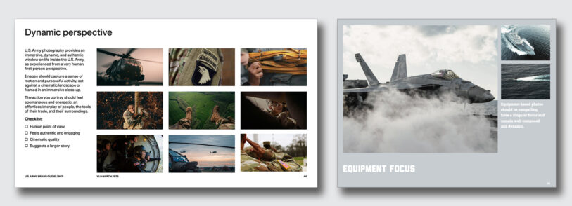 See the Army's 139-page style guide