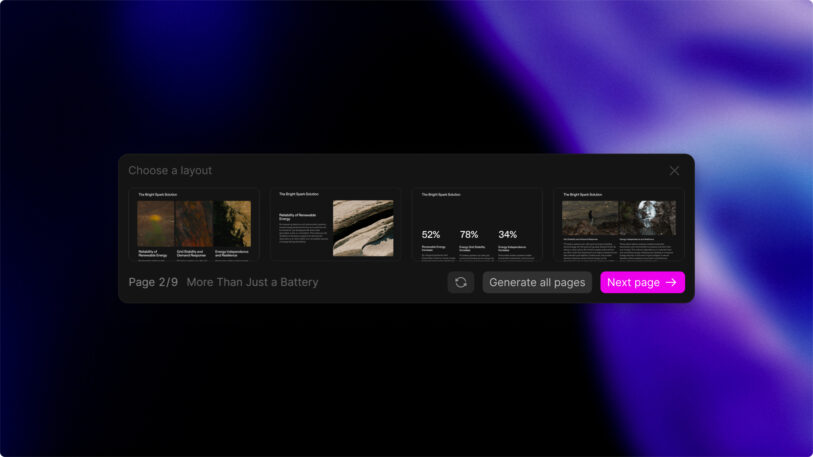 Tome updates 'viral' AI presentation maker to give humans more control