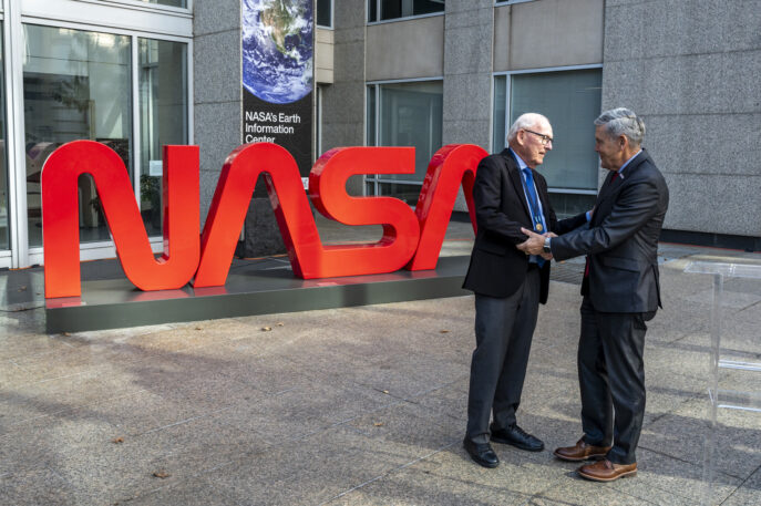 Why NASA uses two logos