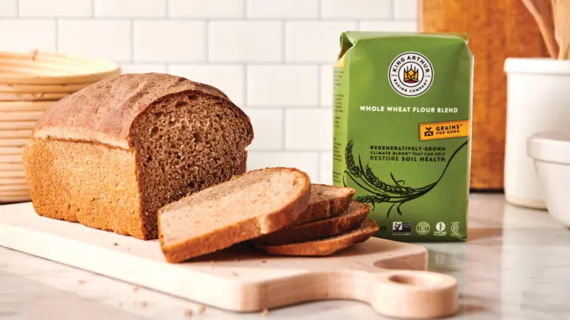 King Arthur launches a new 100% regeneratively-grown flour blend