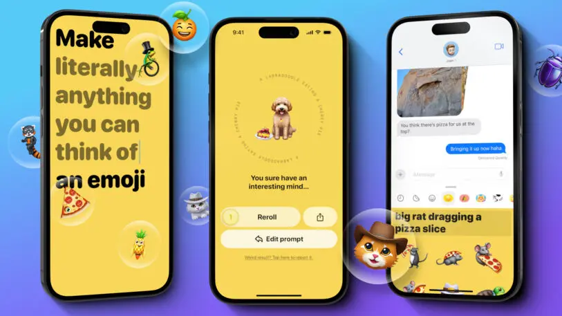 AI can turn your wildest prompt into emoji with the Newji app