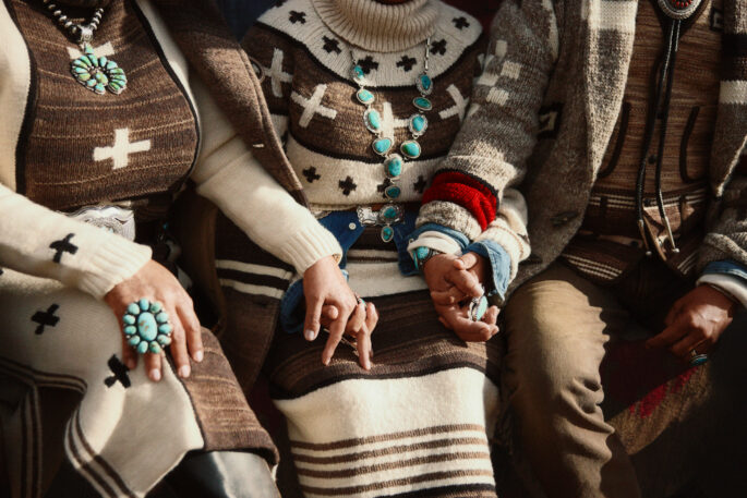 Ralph Lauren launches collection with Navajo weaver Naomi Glasses