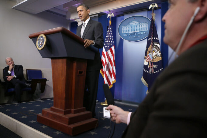 Why Biden's new podium is the perfect metaphor for his presidency