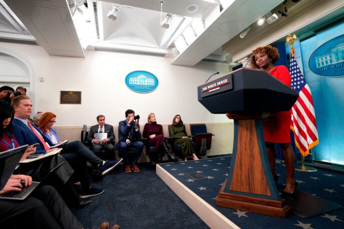 Why Biden's new podium is the perfect metaphor for his presidency