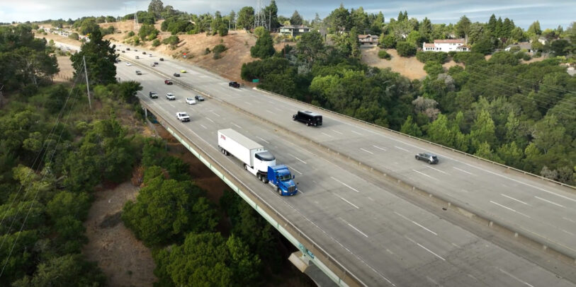 This trailer can turn diesel semi-trucks into hybrids in just 5 minutes