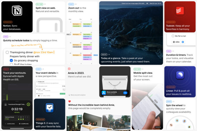 Amie is a new productivity app that color codes your life