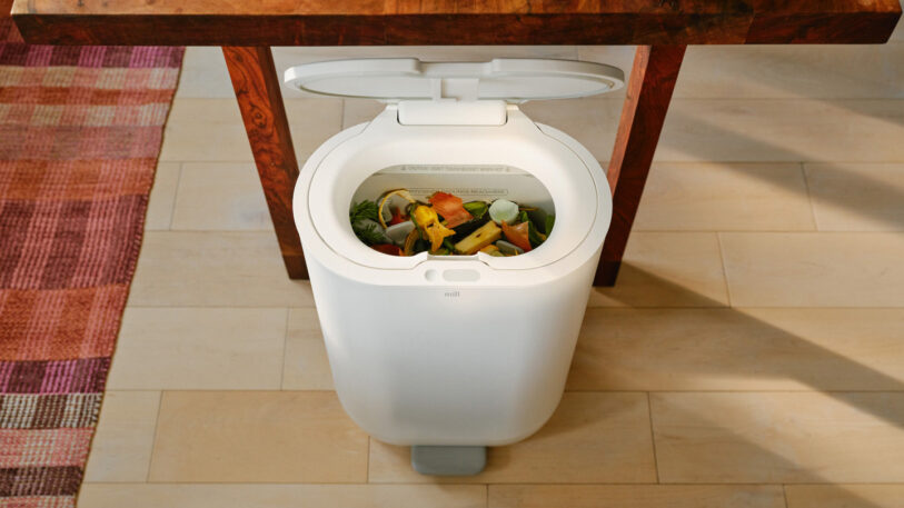 Mill, the garbage bin for food scraps, gets a redesign