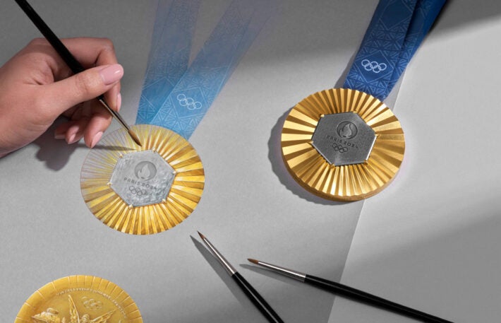 See the 2024 Paris Olympic medals