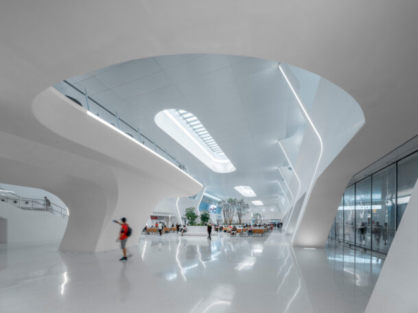 China's new train station in Jiaxing was designed to be peaceful