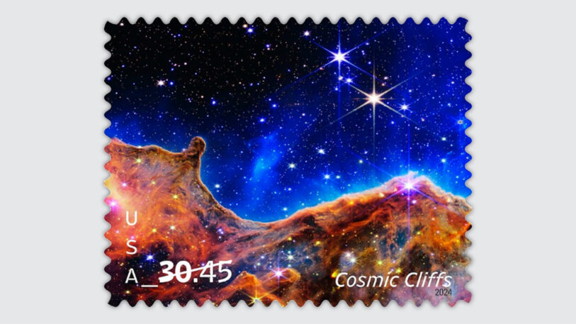The USPS turned the James Webb Telescope images into 1-inch stampss