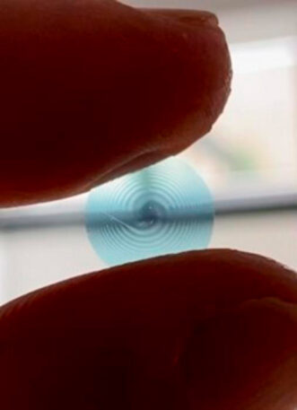 These spiral contact lenses give you perfect vision at any distance