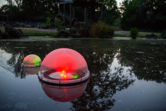 Is your water dirty or clean? These glowing orbs can tell you