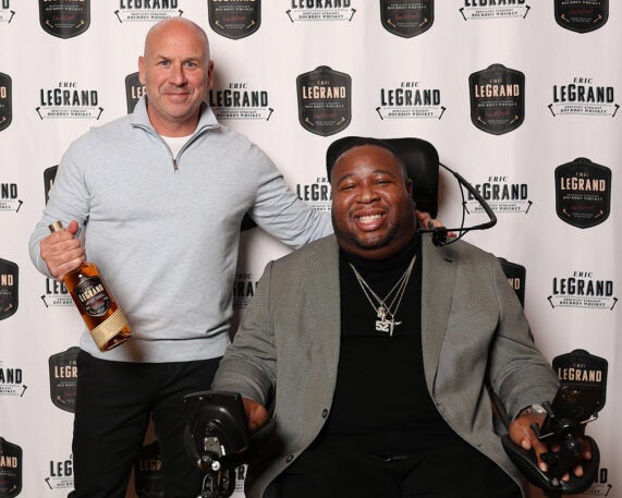 Paralyzed on the football field, Eric LeGrand is now an entrepreneur