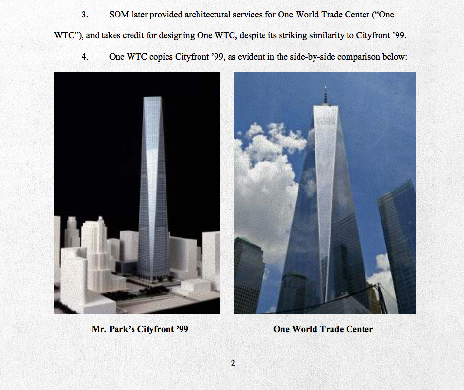 SOM Sued For Plagiarizing Freedom Tower Design - Fast Company