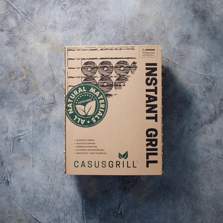 Use This Cardboard and Bamboo Grill, Then Throw It Away - Fast Company