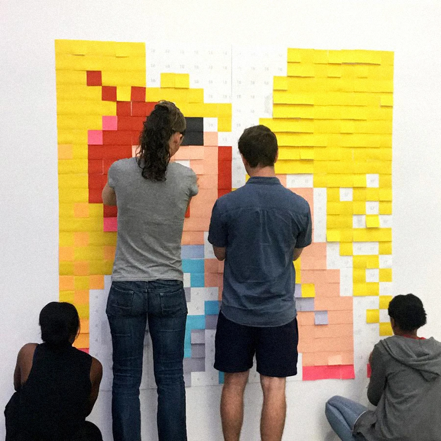 Take Your Post-it Game To The Next Level With This Giant Mural Maker ...