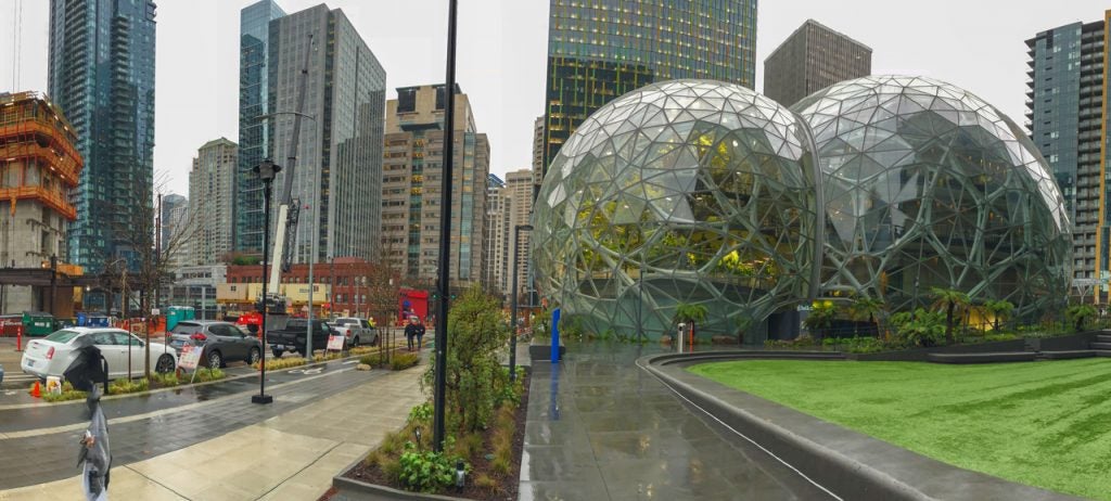 A First Look At The Spheres, Amazon's Wild New Corporate Biodome - Fast ...