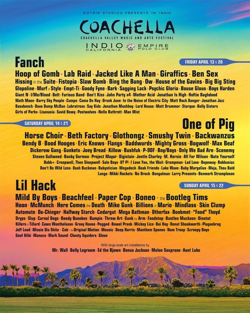 This Year's Coachella Lineup, According To A Neural Net - Fast Company