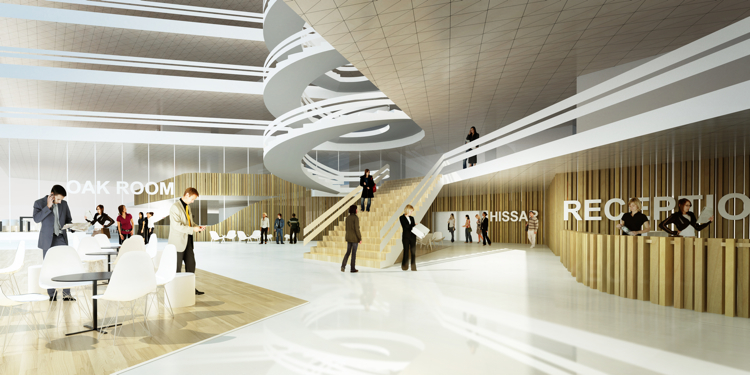 SPOTTED! - Futuristic bank made out of glass